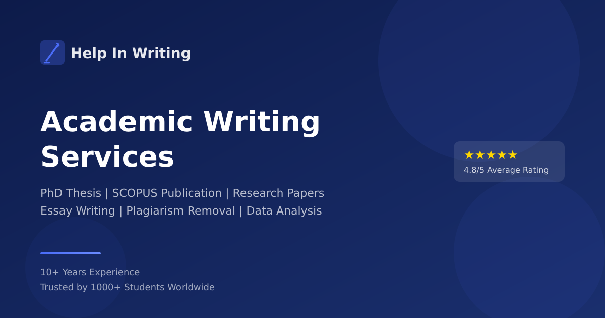 How to Write a PhD Synopsis: Format, Structure & Sample | Help In ...